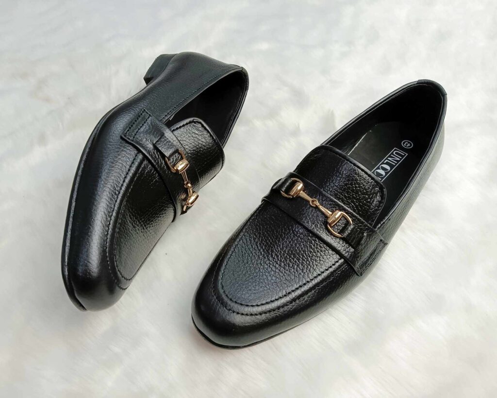 HORSEBIT LOAFERS (BLACK PEBBLE) - Unlock